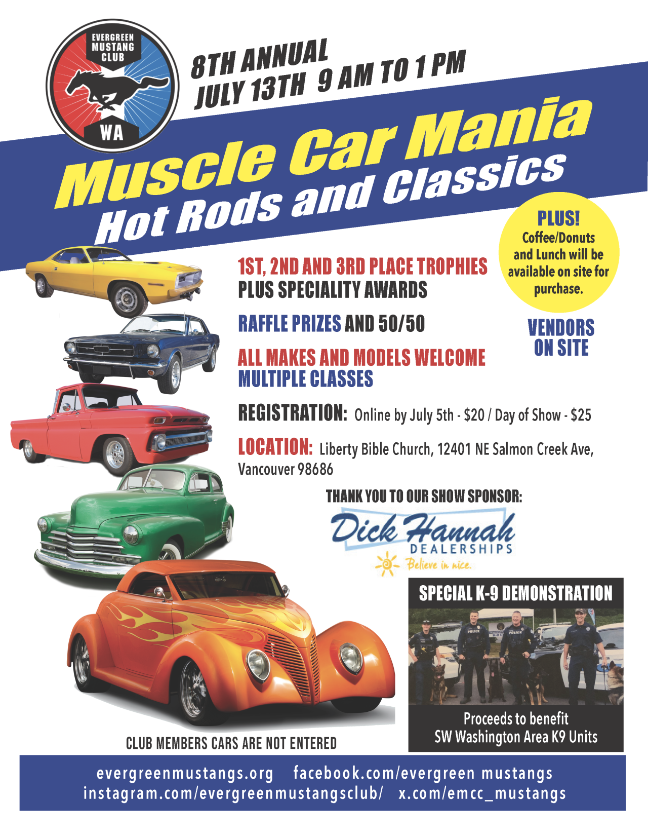 Muscle Car Mania 2025 | Evergreen Mustang Club